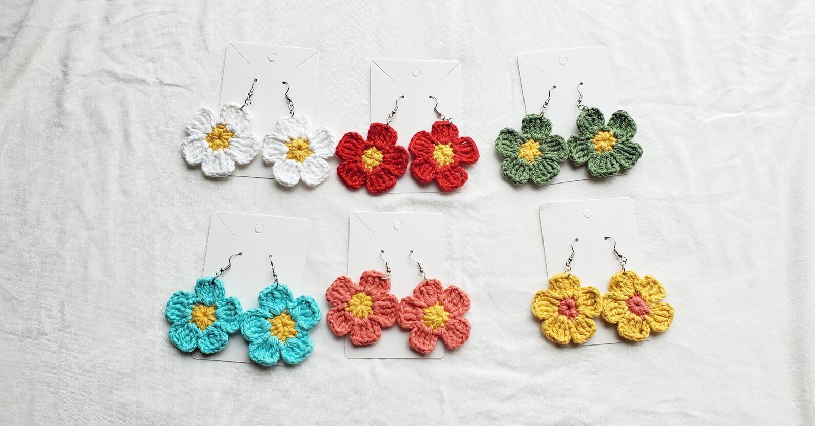 Crochet Flower Key Holder/daisy Key Chain/flower Keyring - Etsy