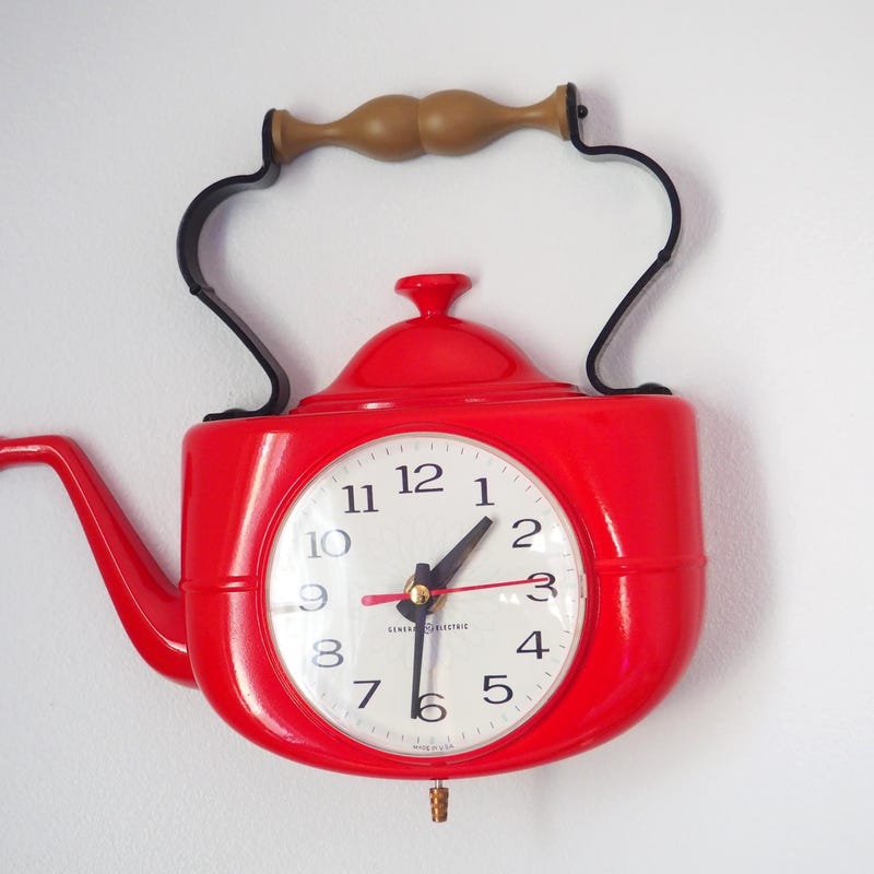 Teapot Wall Clock - Etsy