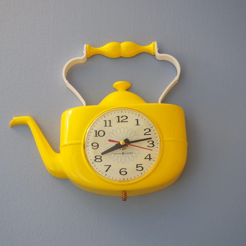 Teapot Wall Clock - Etsy