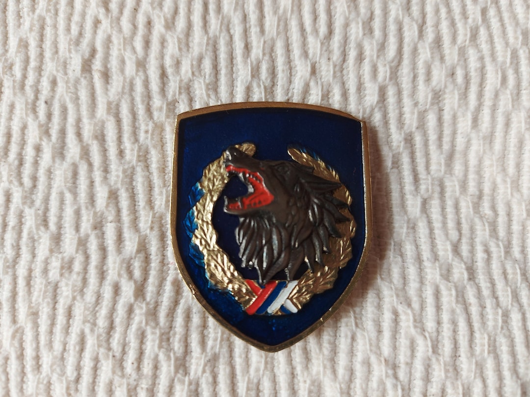 Serbian Wolf Metal Badge Replica - Etsy