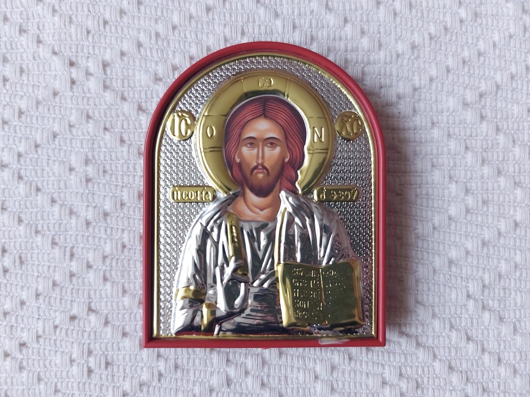 Small Orthodox Icon of Jesus Christ 7x5.5cm - Etsy