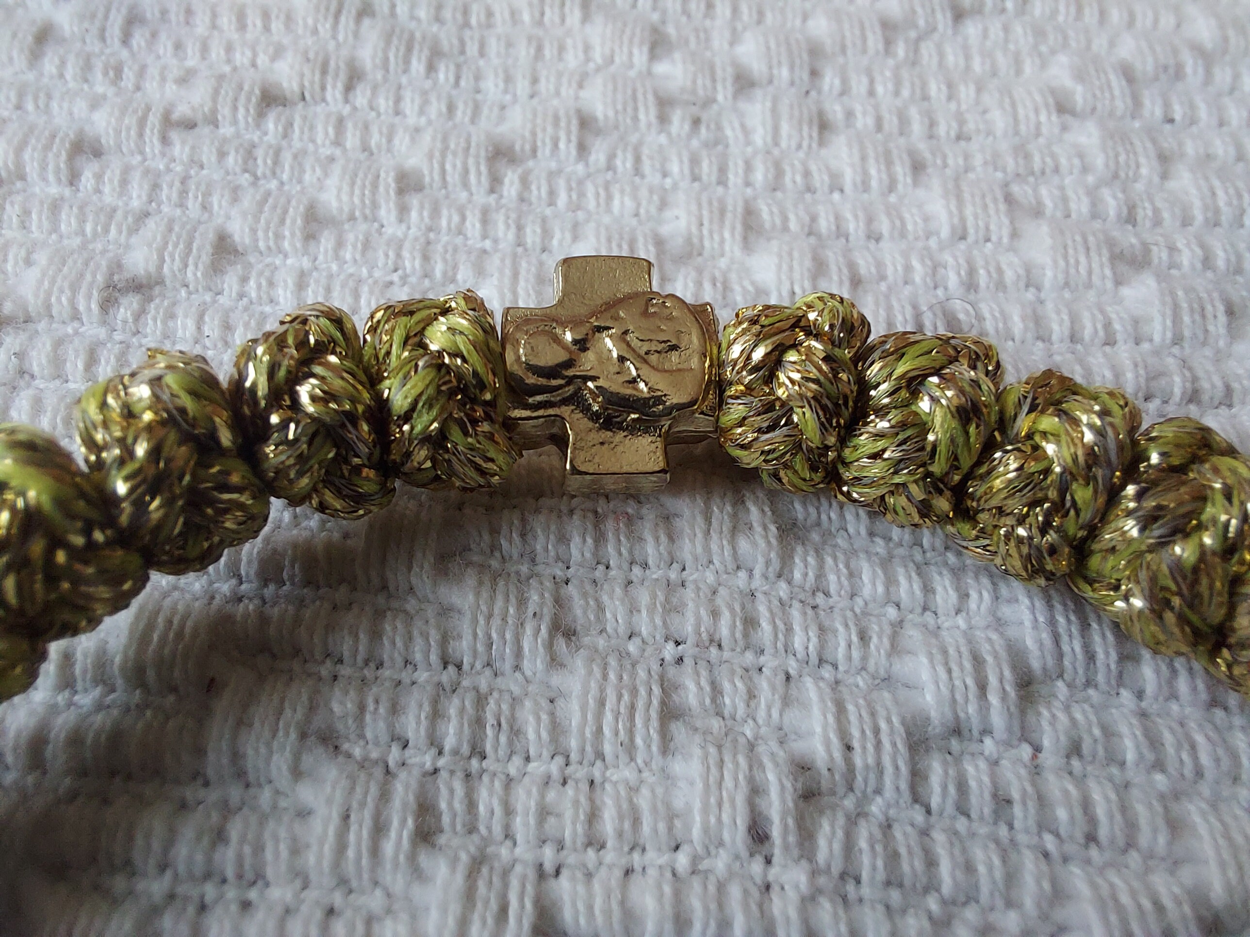 Serbian Orthodox Prayer Rope Bracelet - Gold Brojanica 33 Knots - Etsy