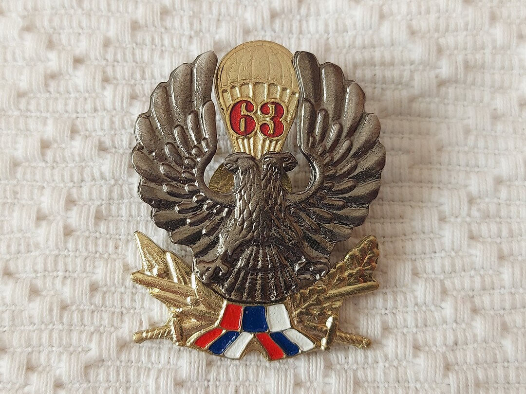 Serbian Legendary 63. Parashute Brigade Metal Badge Replica - Etsy