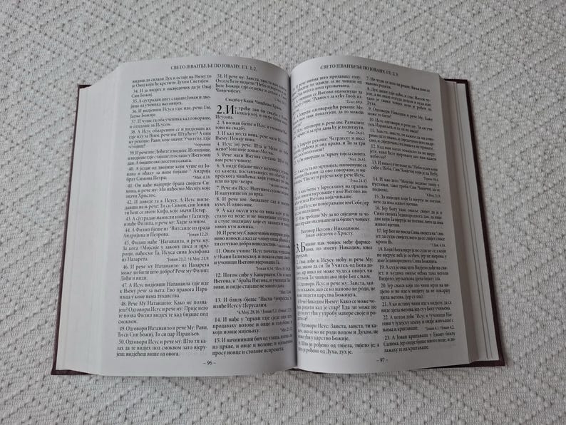 Used Holy Bible Spiritual Christian Orthodox Religious Book Cyrillic ...