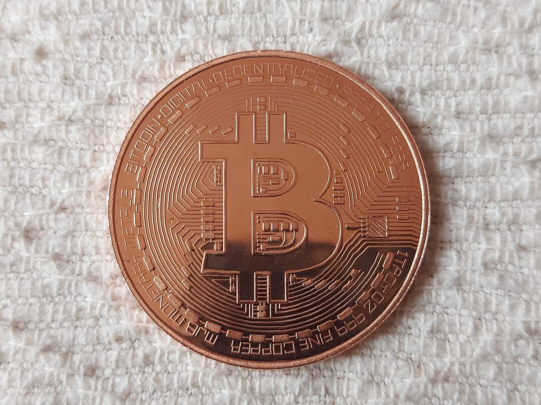 Bitcoin Bronze Color - Etsy