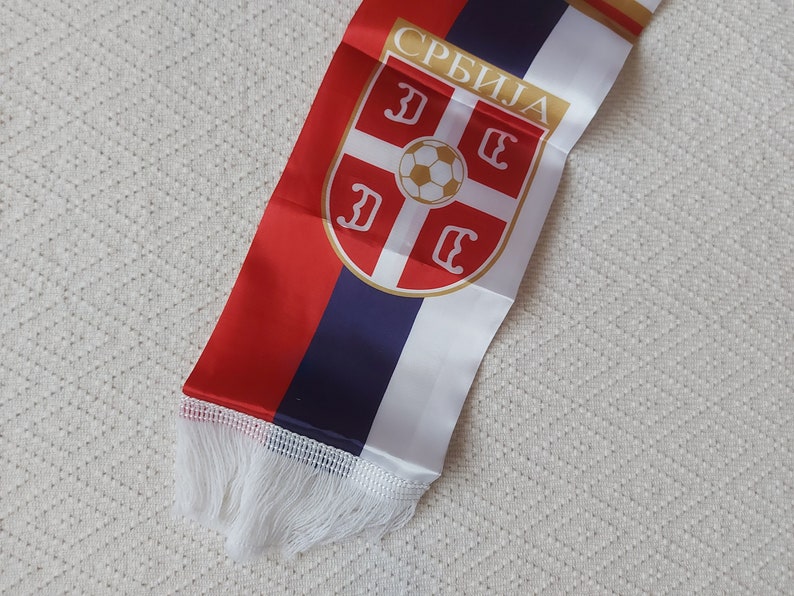 Serbian Fan Scarf Approx 120cm X 13cm 47.24in X 5.11in - Etsy