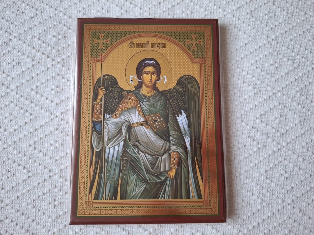 Handmade Serbian Orthodox Icon of Saint Michael the Archangel - 17 X 12 ...