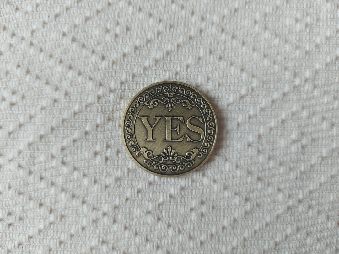 Yes or No Coin - Etsy