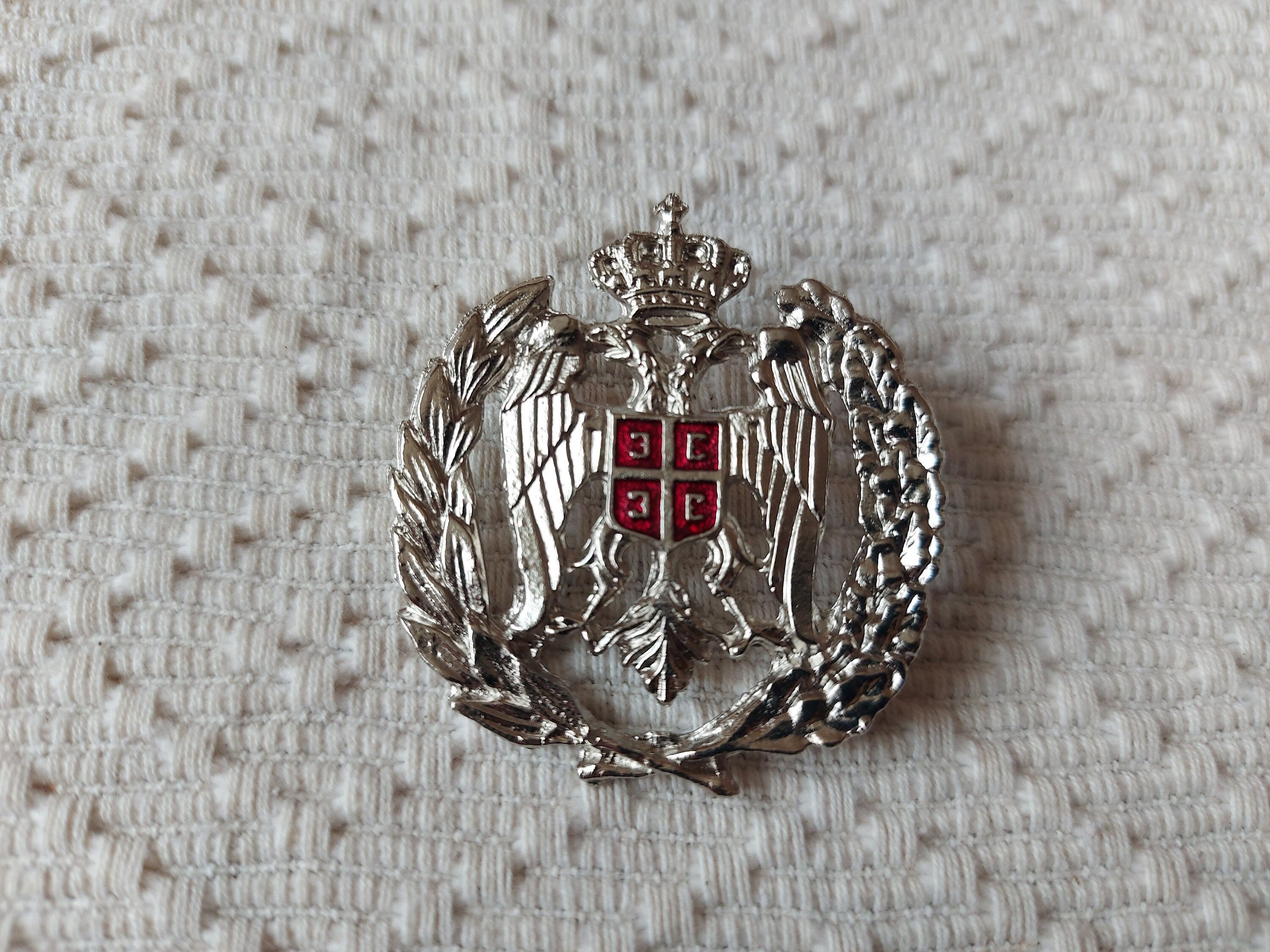 Serbian Cap Metal Badges Replica Silver Color Version - Etsy