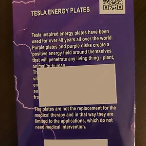 Nikola Tesla Purple Plate Disk Necklace R=3cm (1.18in) - Etsy