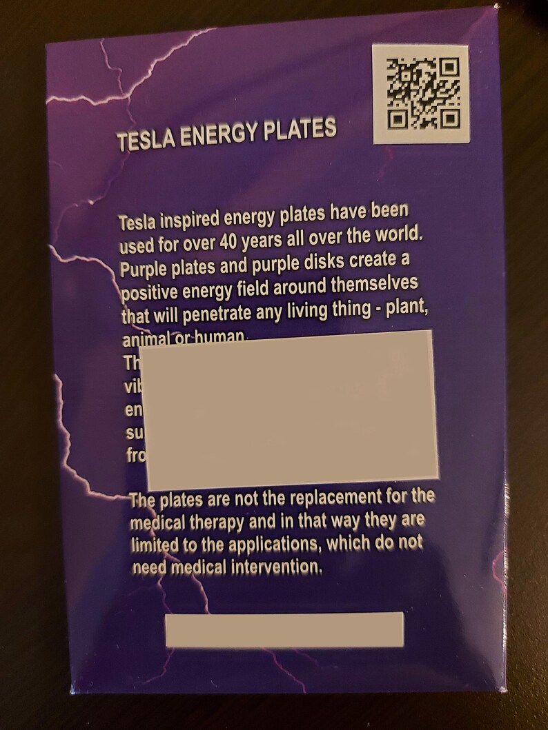 Nikola Tesla Purple Plate Disk Necklace R3cm 1.18in - Etsy