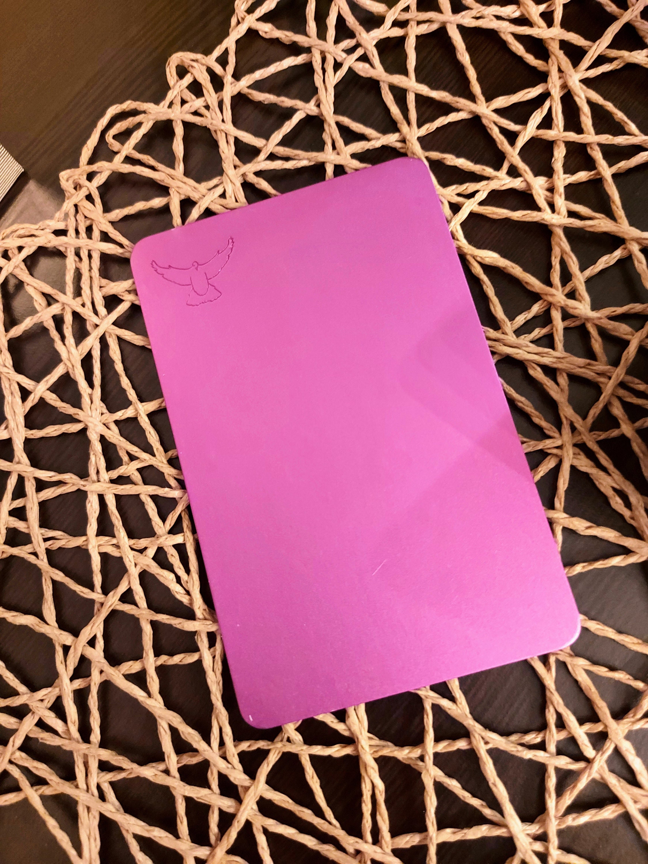 Original Nikola Tesla Purple Plate Card Dimension 11.4cm X 7.3cm Etsy