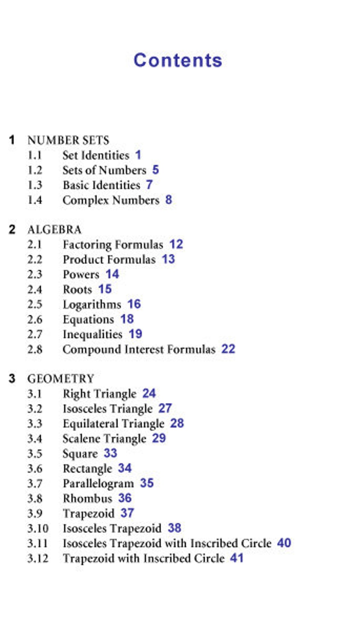 1300 Math Formulas - PDF - Etsy