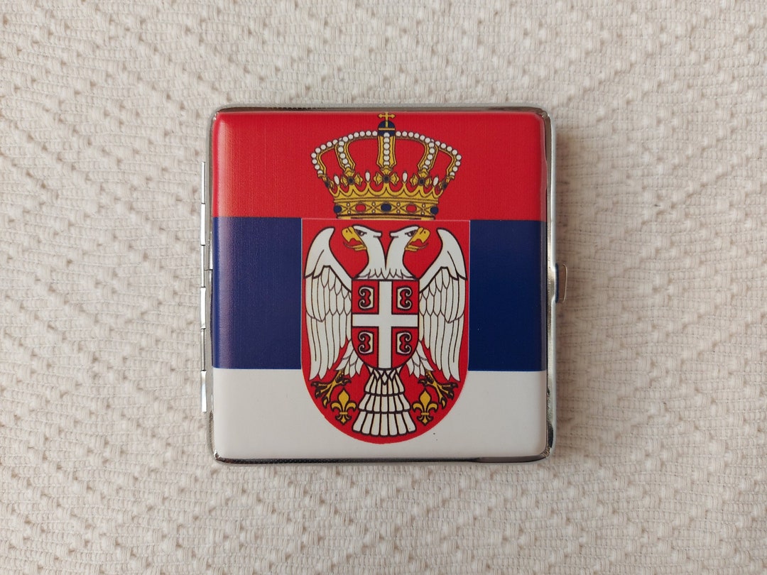 Serbian Flag Cigarette Metal Case - Etsy