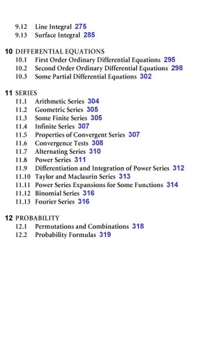 1300 Math Formulas - PDF - Etsy