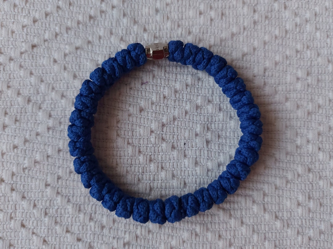 Blue Brojanica - Orthodox Serbian Prayer Rope Bracelet - 33 Knots - Etsy