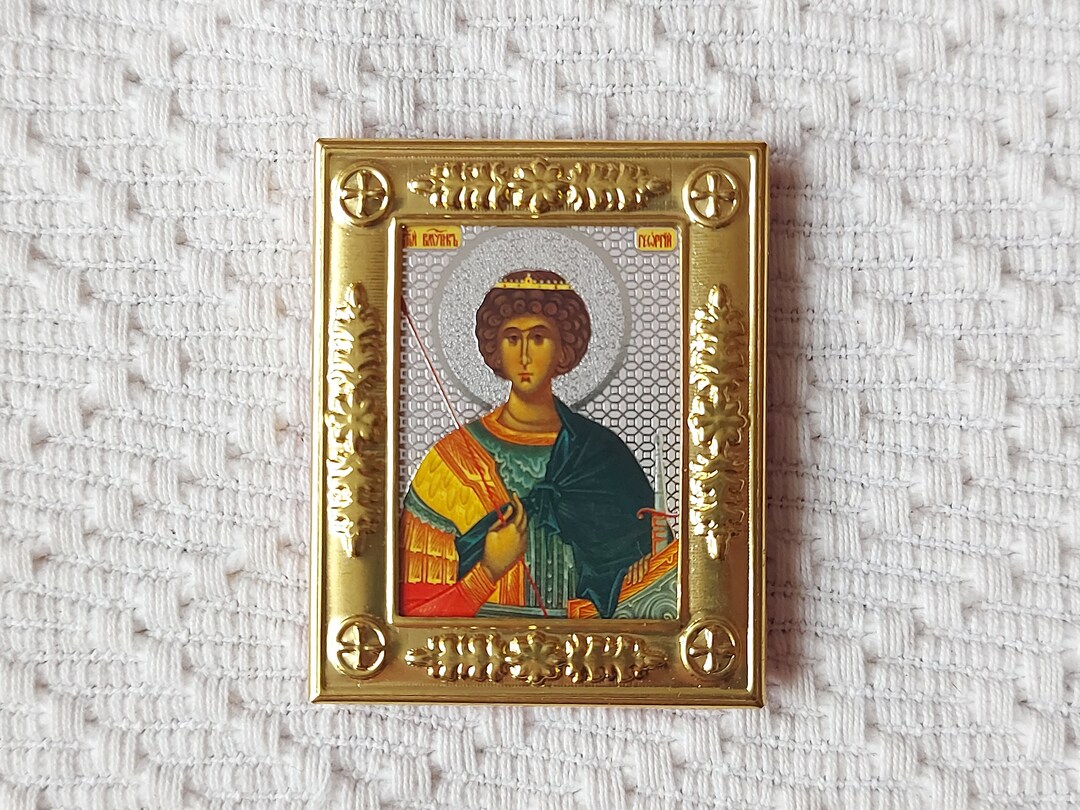 Serbian Orthodox Icon of St George 4x5cm - Etsy