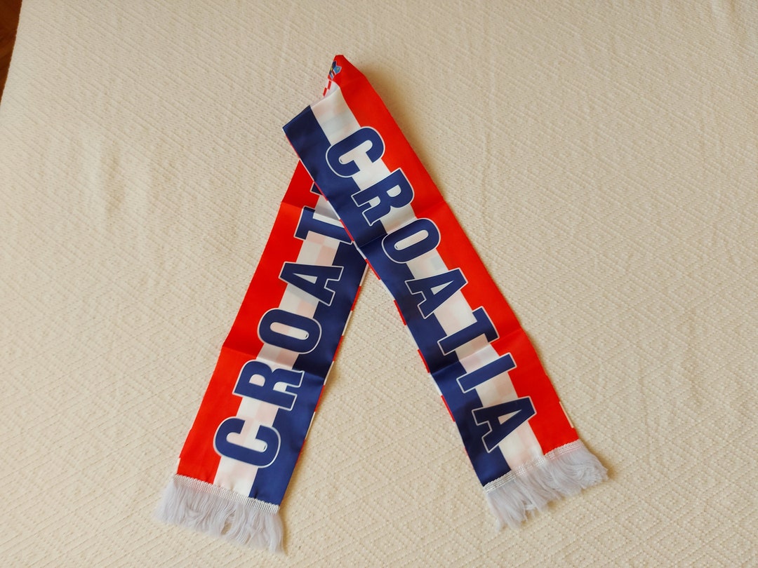 Croatian Fan Scarf Approx 120cm X 13cm 47.24in X 5.11in - Etsy
