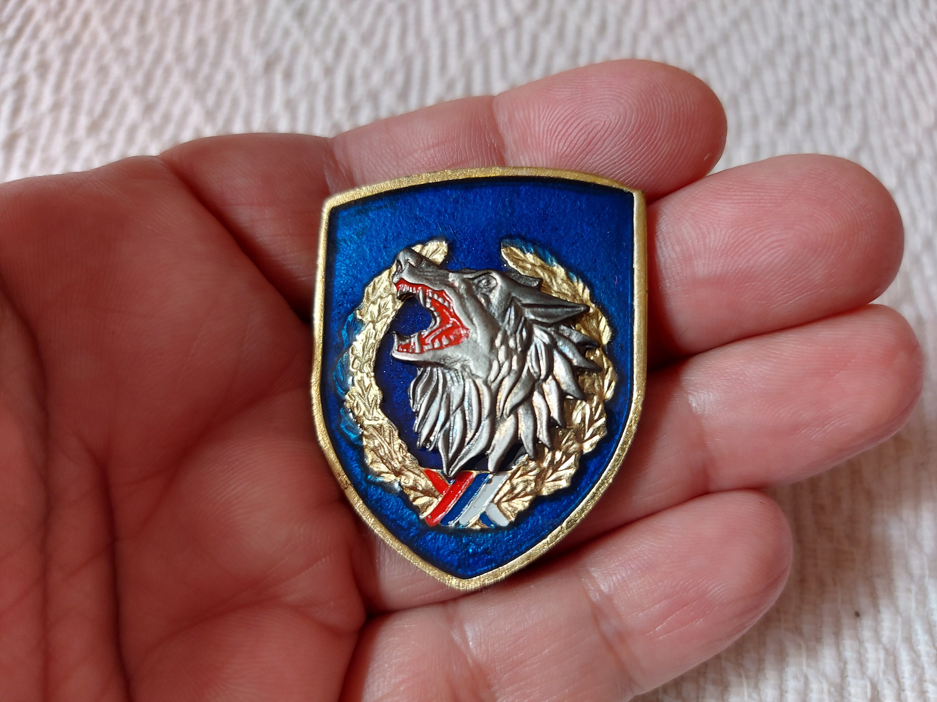 Serbian Wolf Metal Badge Replica - Etsy