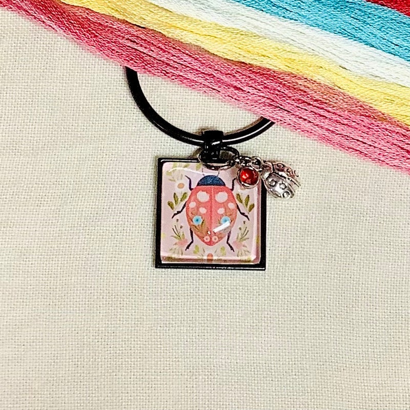 Lady Bug and Cross - Etsy