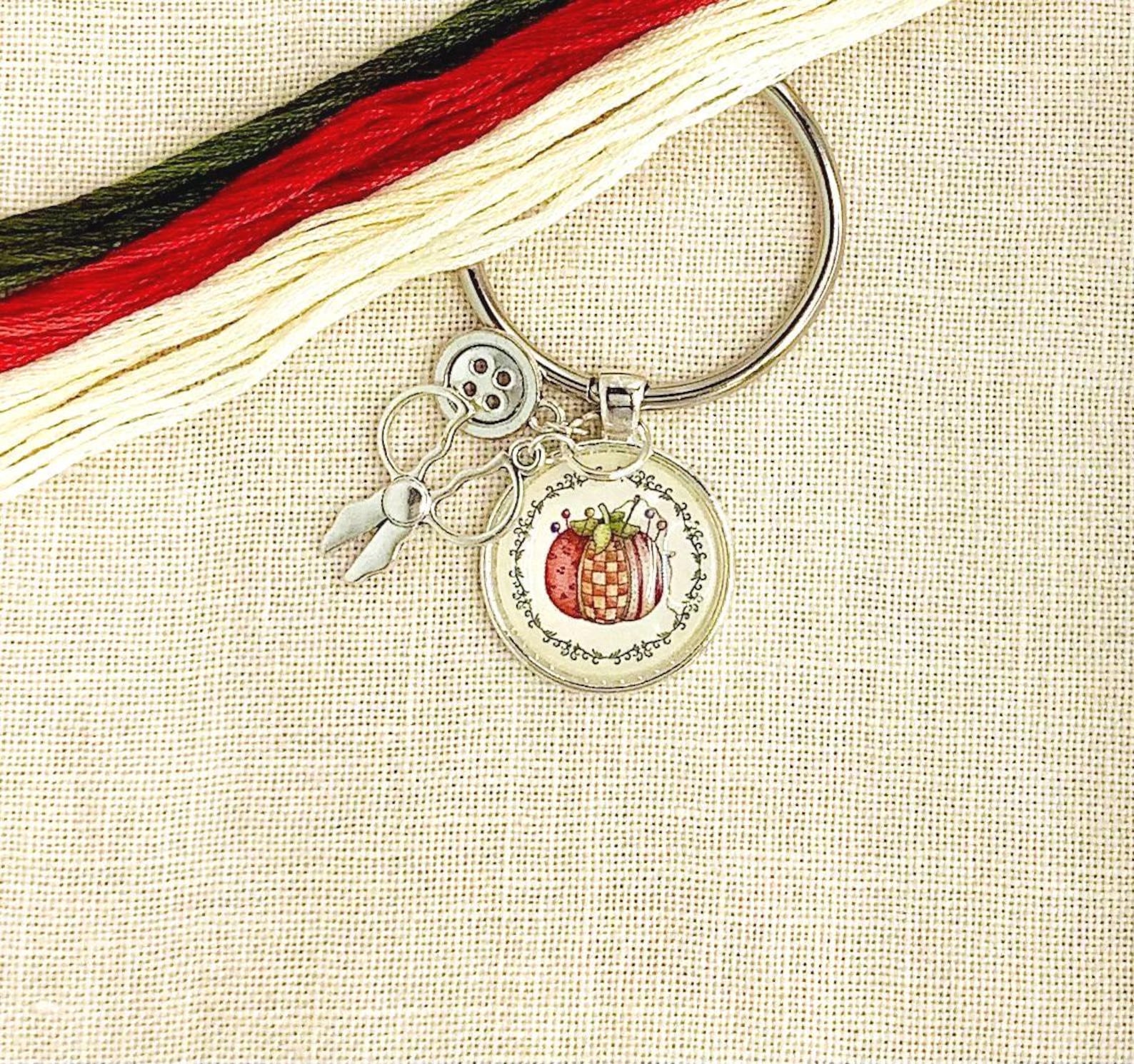 Stitching/sewing Theme Design Thread Keeps Needlework Accessory - Etsy