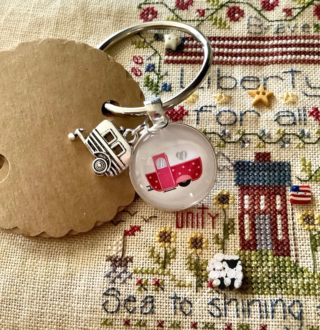 Summer/rv/camping Thread Keep for Cross Stitch, Needlepoint, Embroidery ...