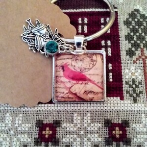 Winter Cardinal Thread Keeps With Thread Drops/cross Stitch/embroidery ...
