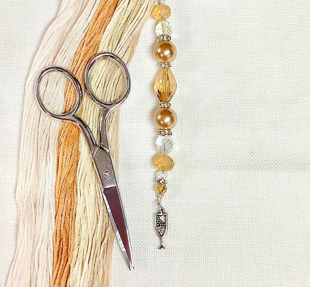 Beaded Scissor Fobs/scissor Charms Needlework Accessory - Etsy