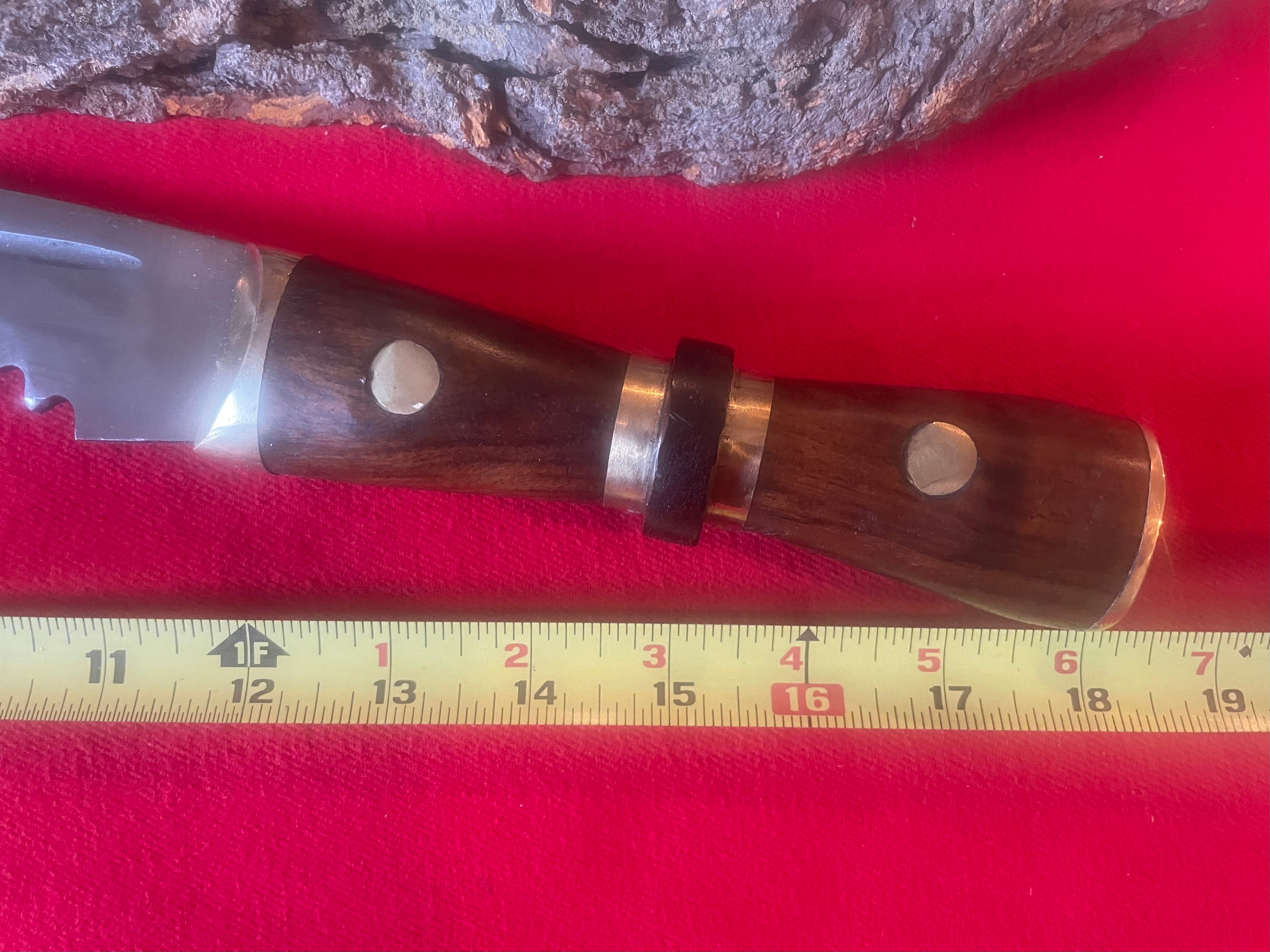 18 Handmade Stainless Steel Full Tang Kukri W/ Walnut Handle - Etsy