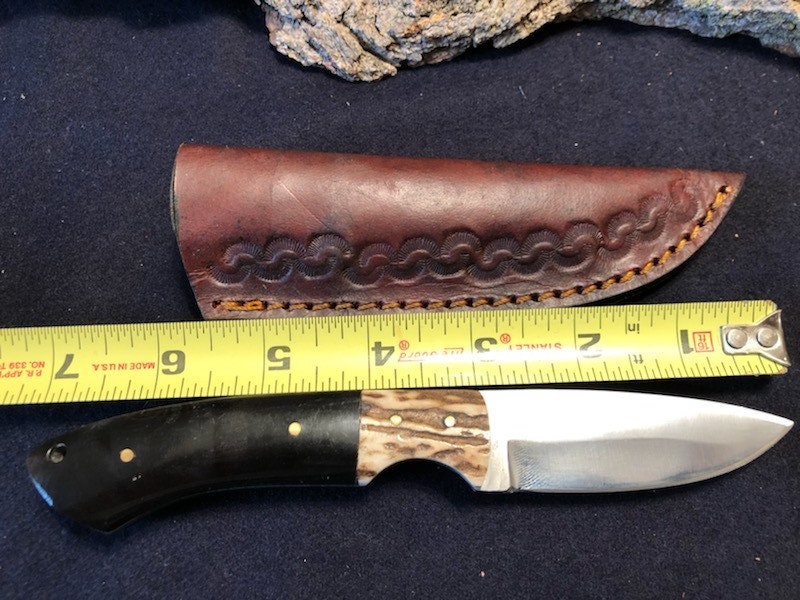 7 Handmade Stainless Steel Knife W/ Ram Horn Bolster and - Etsy