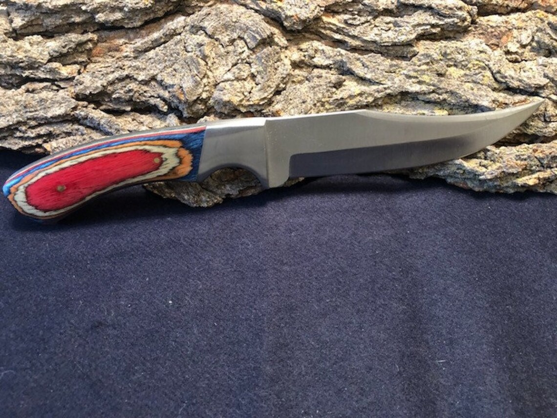 9 1/2 Handmade Stainless Steel Full Tang Hunting Knife - Etsy