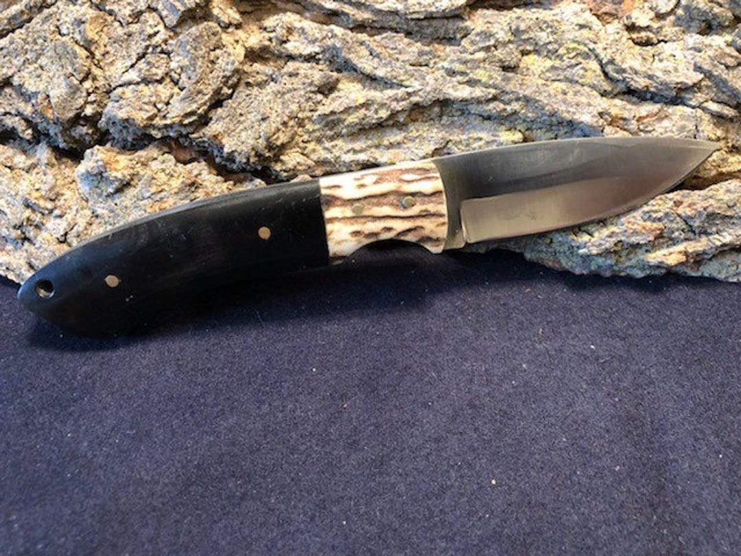 7 Handmade Stainless Steel Knife W/ Ram Horn Bolster and - Etsy