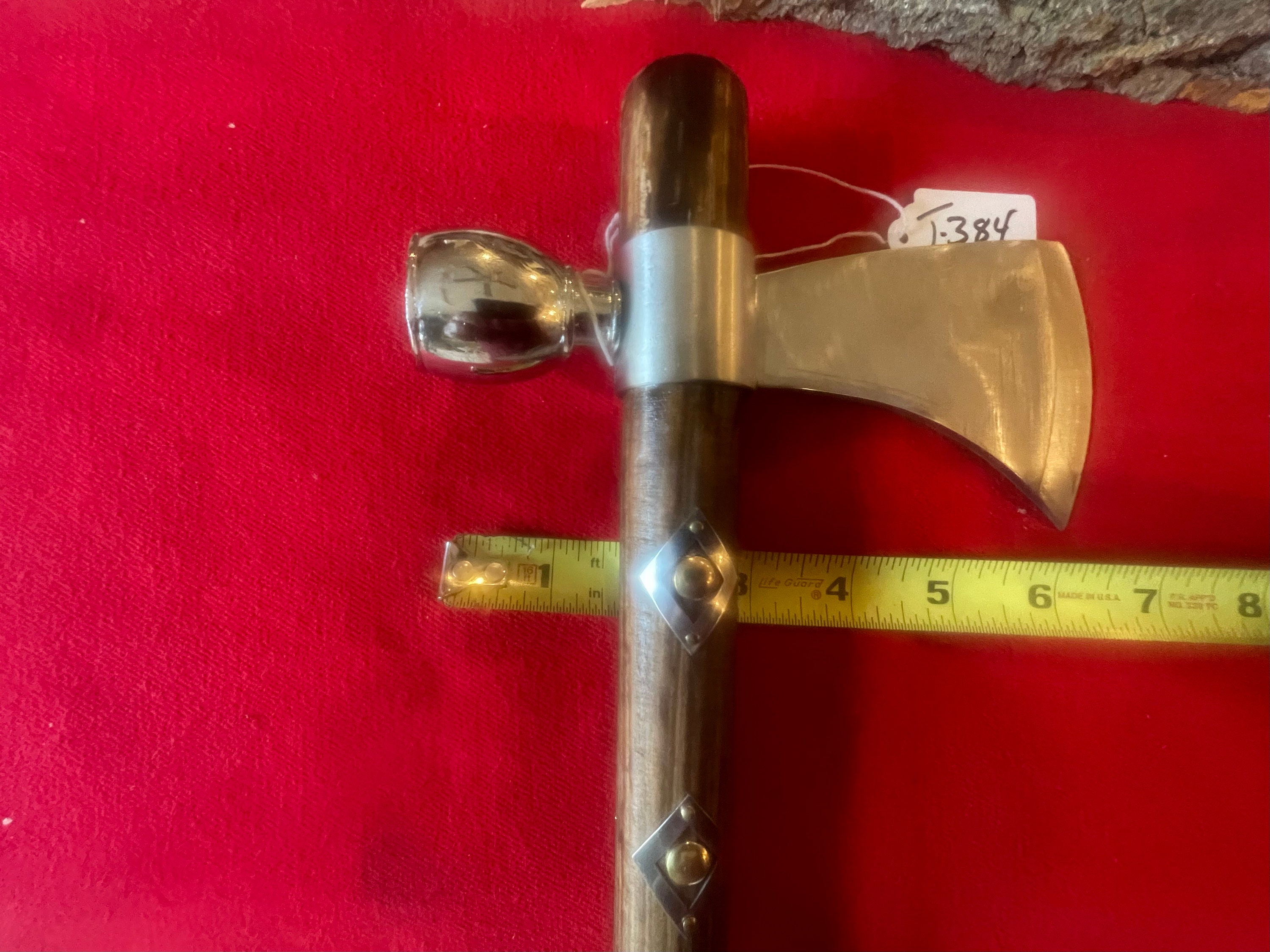 19 Handmade Stainless Smoking Tomahawk W/ Top Stained Pine - Etsy