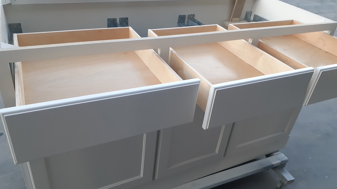 5ft White Kitchen Island W/o Top, Custom Welcome - Etsy