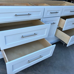 7ft White Kitchen Island Without Top. Custom Welcome - Etsy