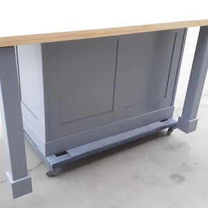 5ft Gray Kitchen Island W/O Countertop (available Custom) - Etsy