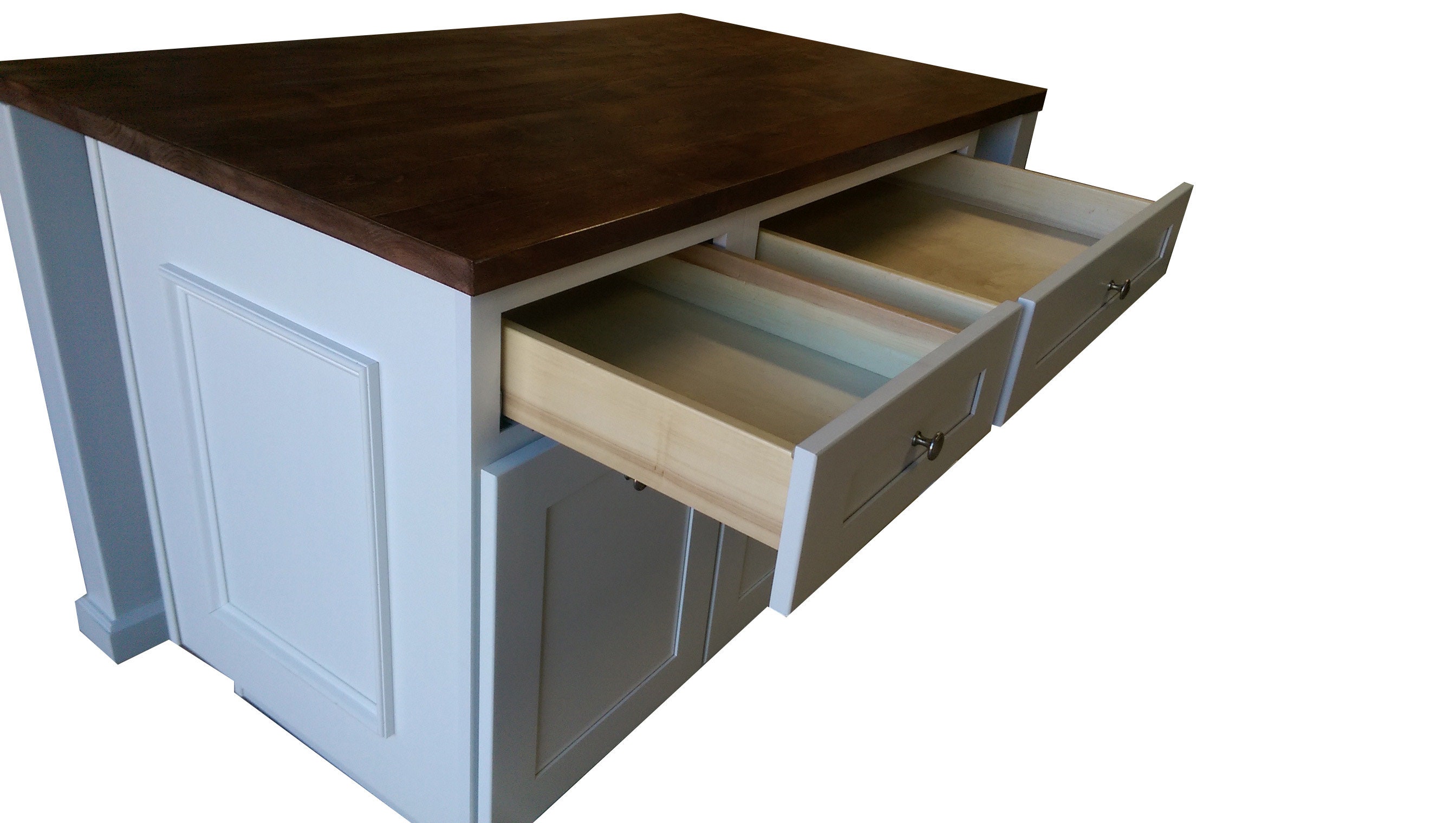 5ft White Kitchen Island W/O Countertop custom Welcome | Etsy