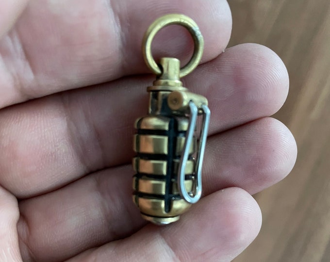 KYLINK EDC Pocket Keychain Bead Rocket Bomb Rotating Pendant - Etsy