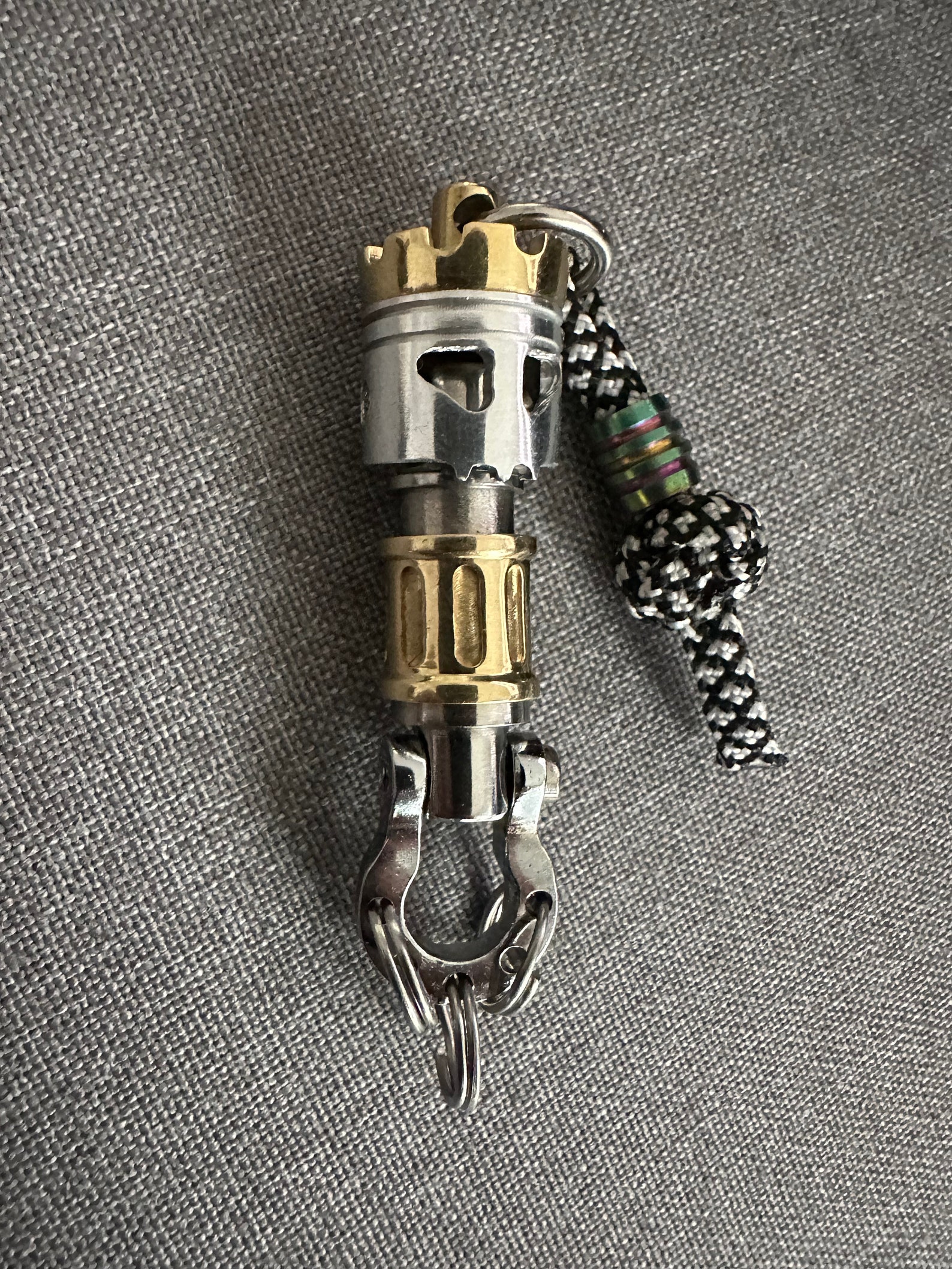 KYLINK Quick Release Connector Key Chain With Skull Piston Bob Car ...