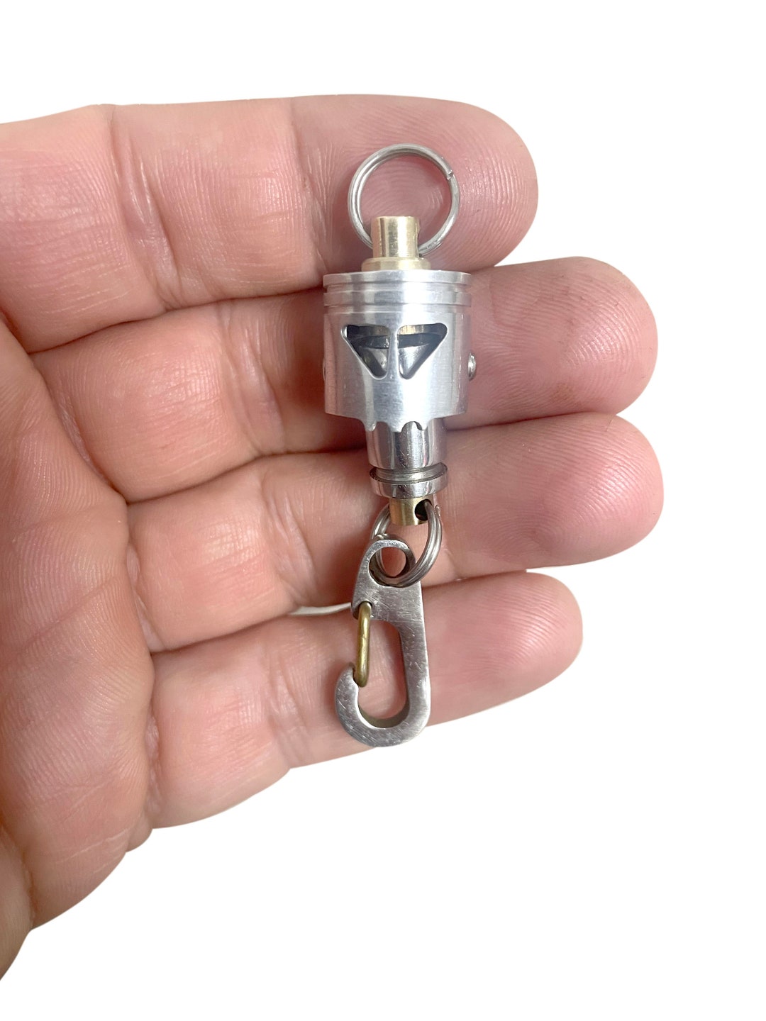 KYLINK Quick Release Connector Key Chain With Skull Piston Bob Car ...