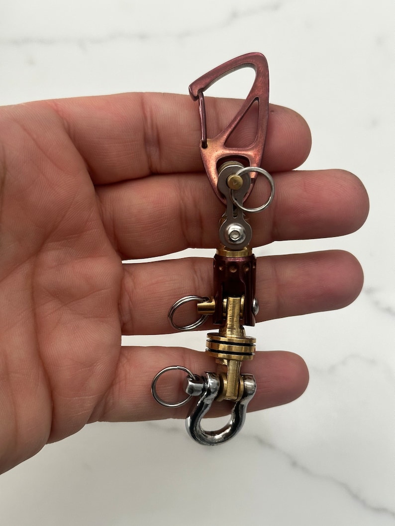 KYLINK Key Chain Ti Swivel-ii Multi-connector Ti-drone Carabiner Swivel ...