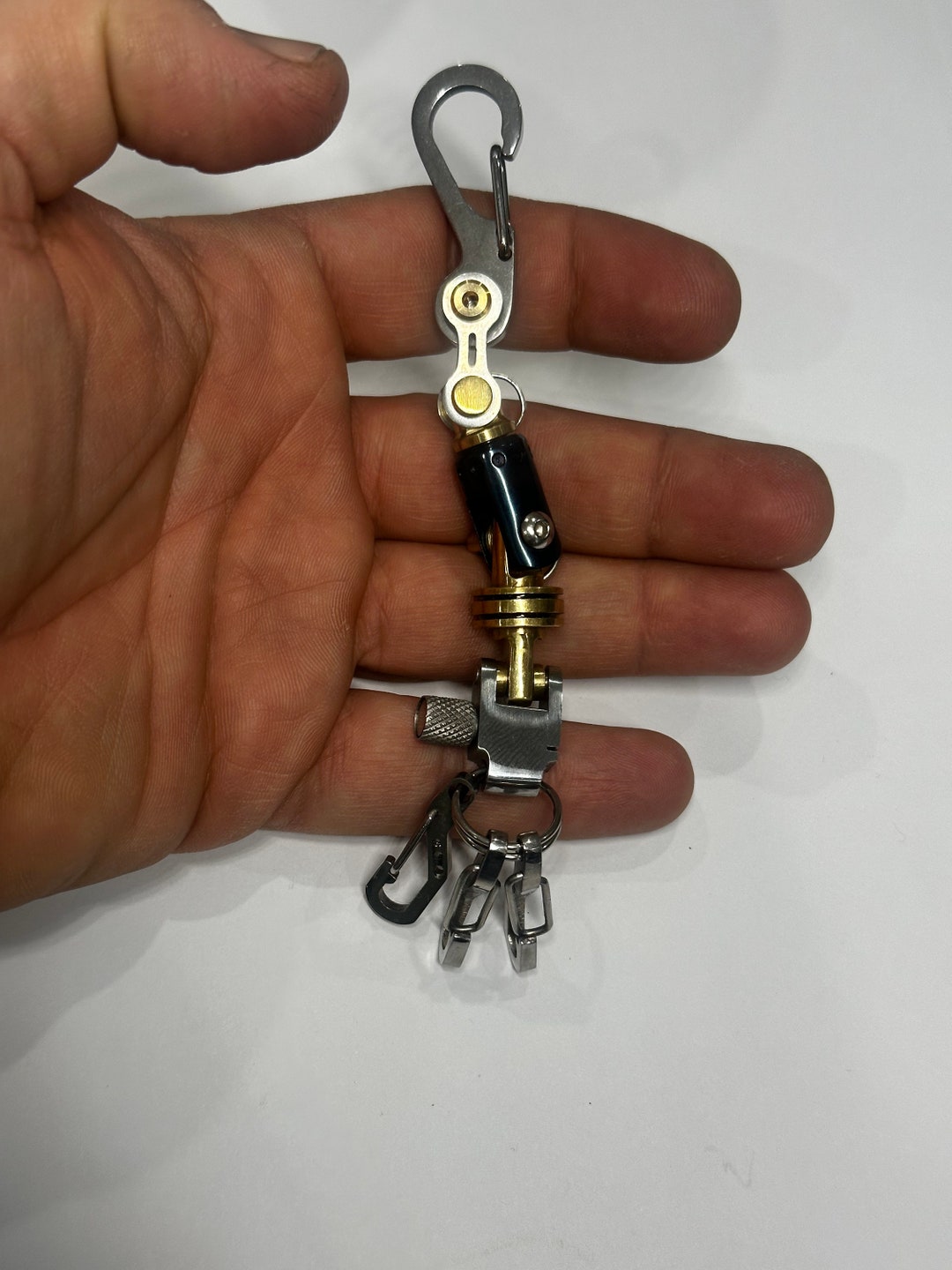 KYLINK Quick Release EDC Full Keychains Surveillance Police Wallet ...