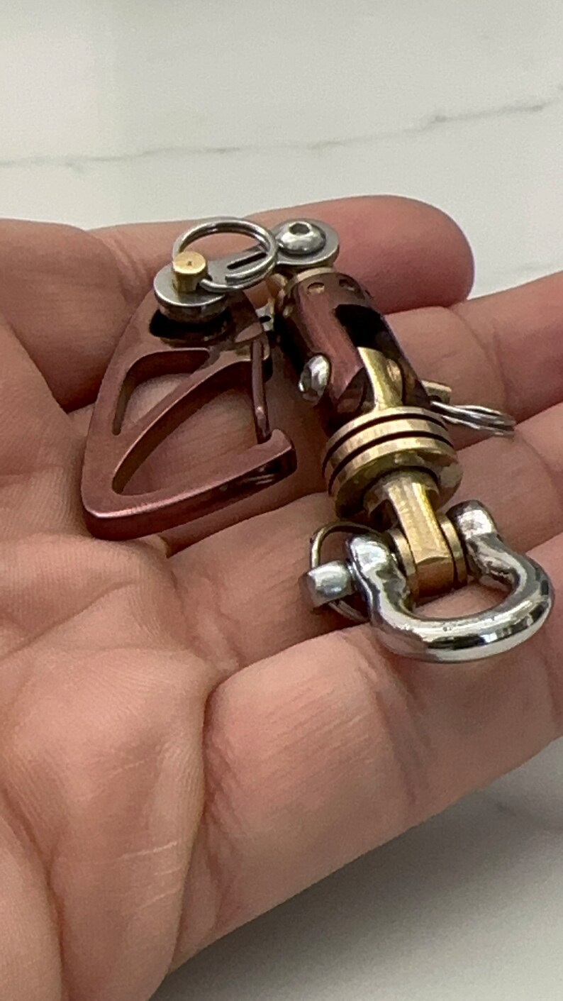 KYLINK Key Chain Ti Swivel-ii Multi-connector Ti-drone Carabiner Swivel ...