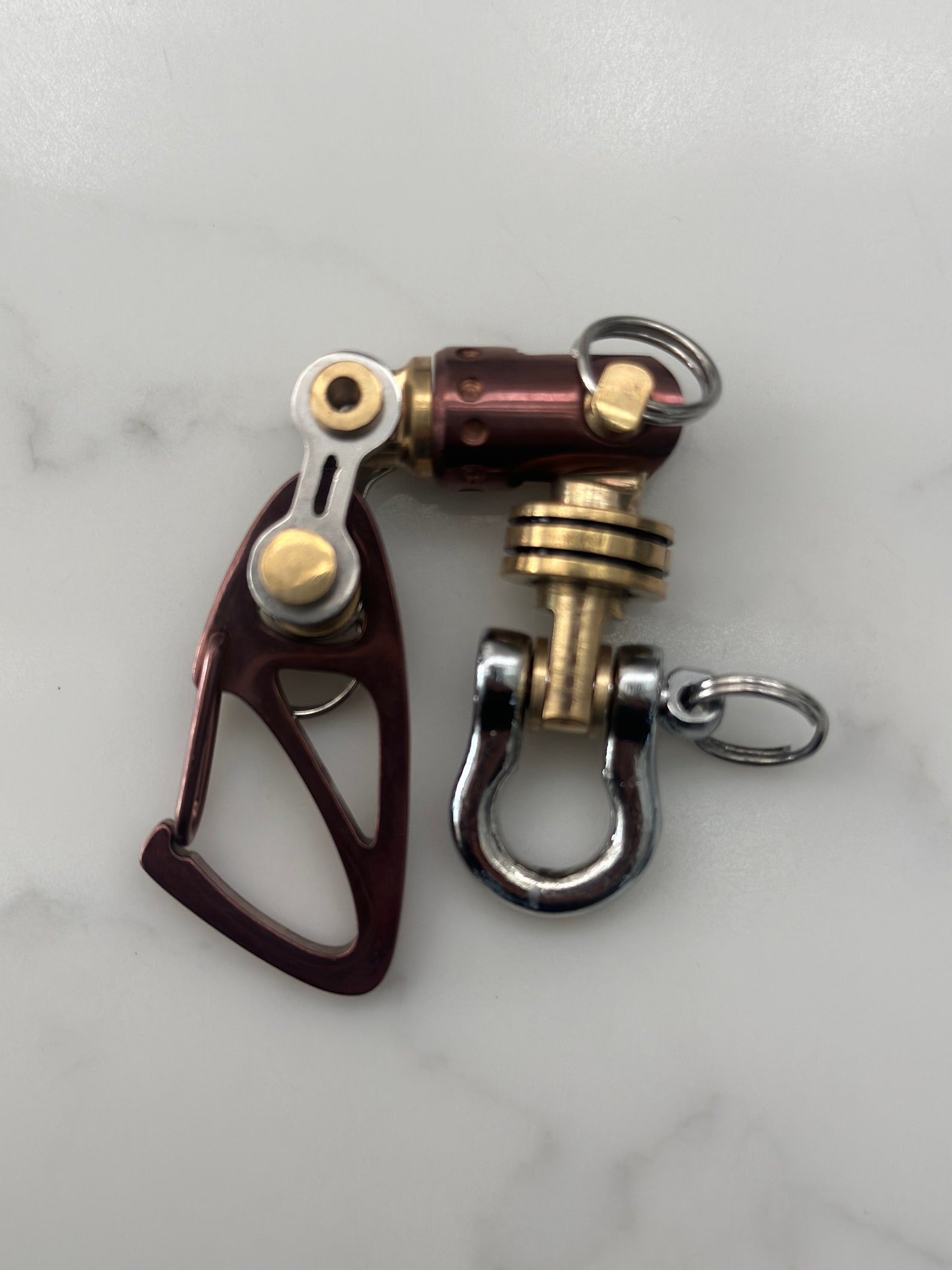 KYLINK Key Chain Ti Swivel-ii Multi-connector Ti-drone Carabiner Swivel ...