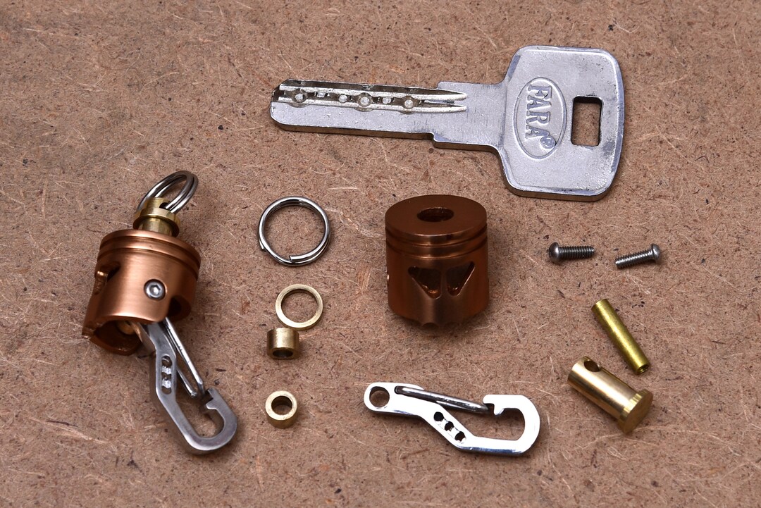 KYLINK Quick Release Connector Key Chain With Skull Piston Bob Car ...