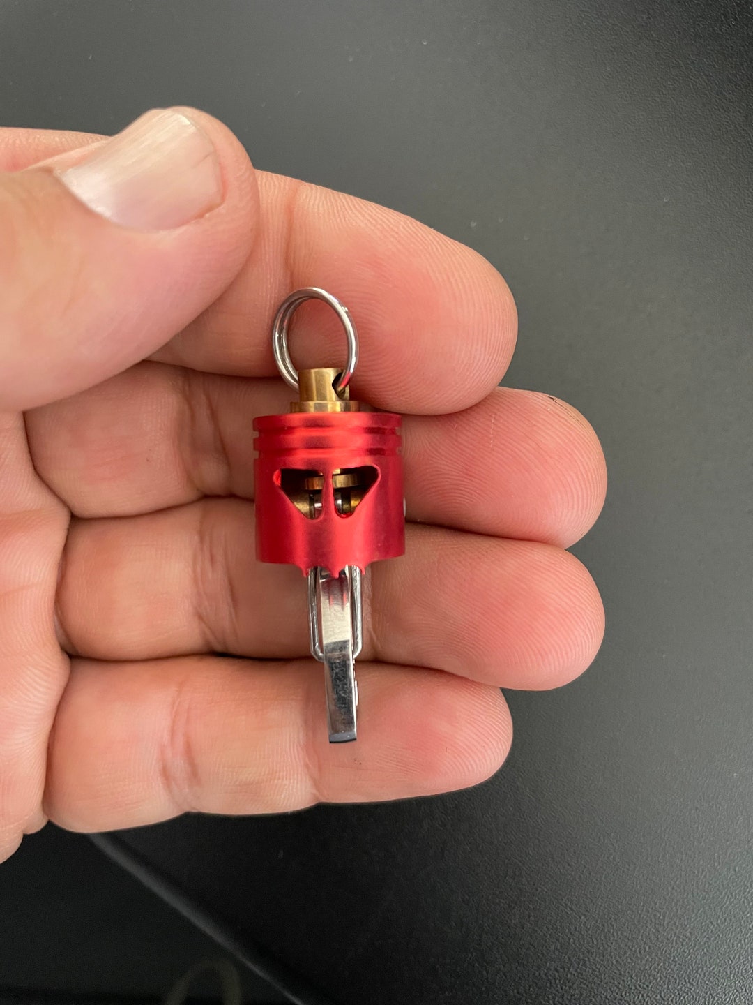 KYLINK Quick Release Connector Key Chain With Skull Piston Bob Car ...