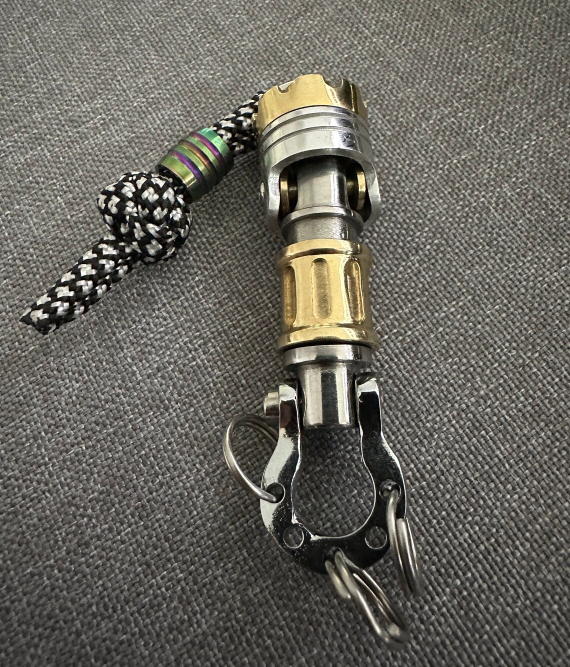 KYLINK Quick Release Connector Key Chain With Skull Piston Bob Car ...