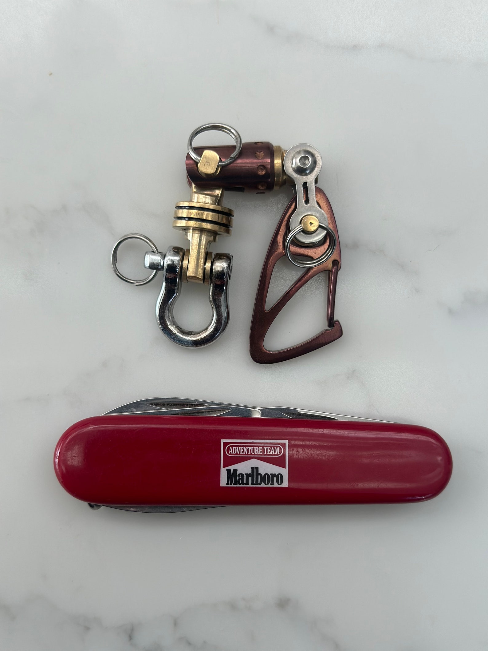 KYLINK Key Chain Ti Swivel-ii Multi-connector Ti-drone Carabiner Swivel ...