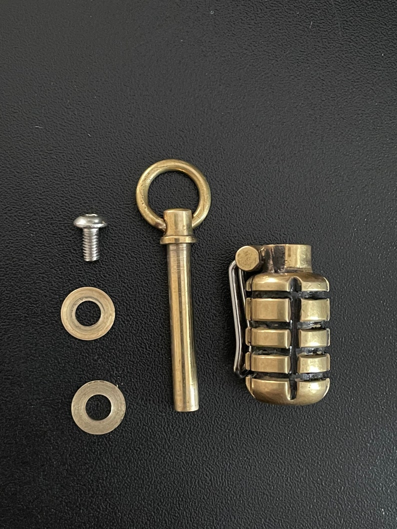 KYLINK EDC Pocket Keychain Bead Rocket Bomb Rotating Pendant | Etsy