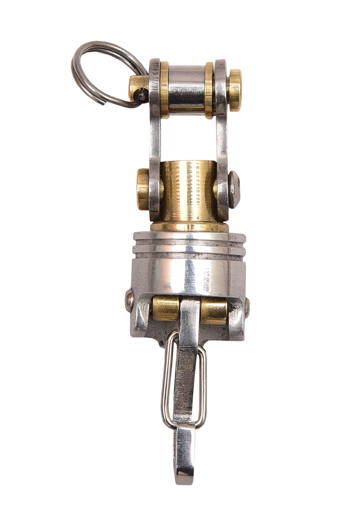 Bike-link Connector Kit Key Chain With Skull Piston Bob - Etsy